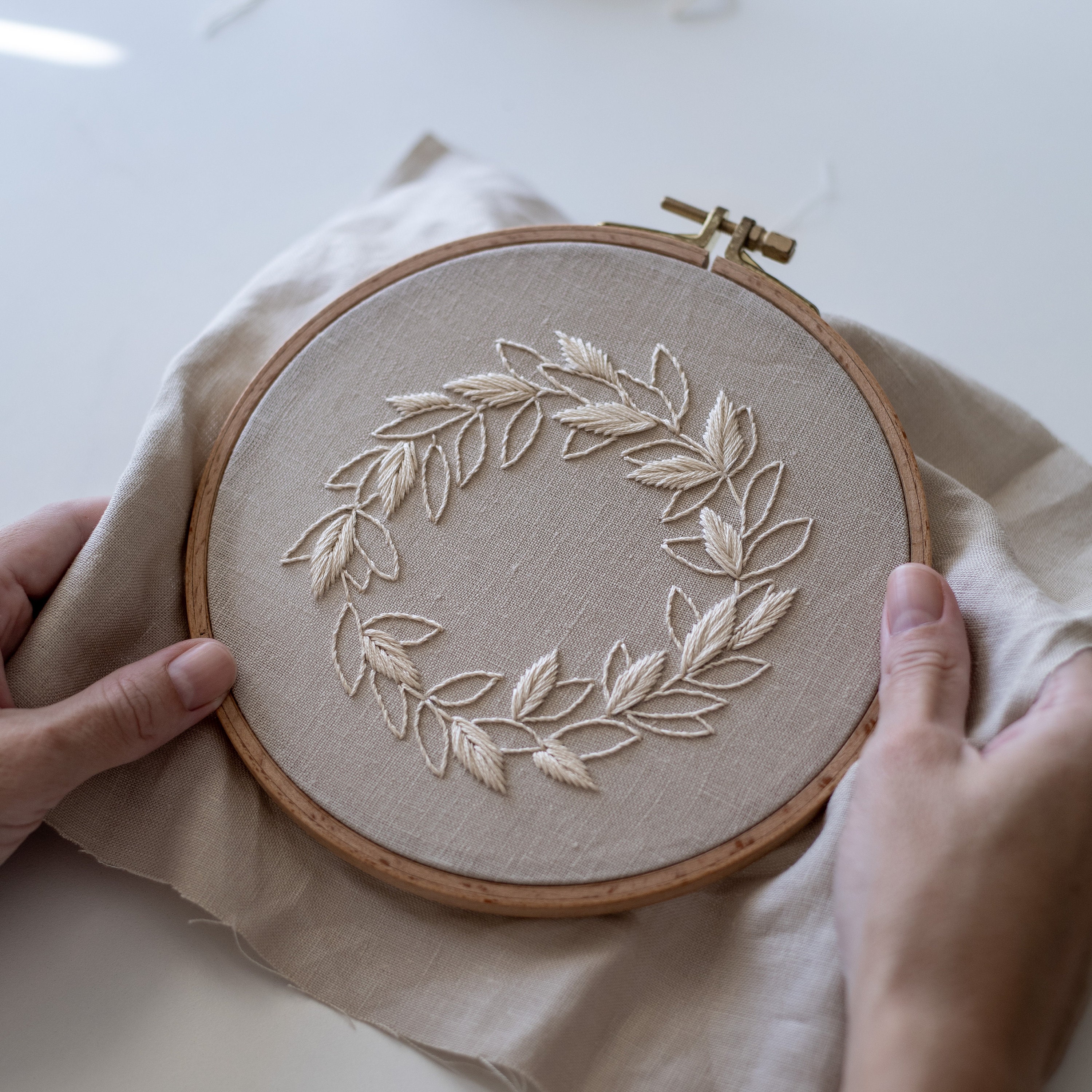 Floral Embroidery Pattern Video Tutorial Beginner - Etsy