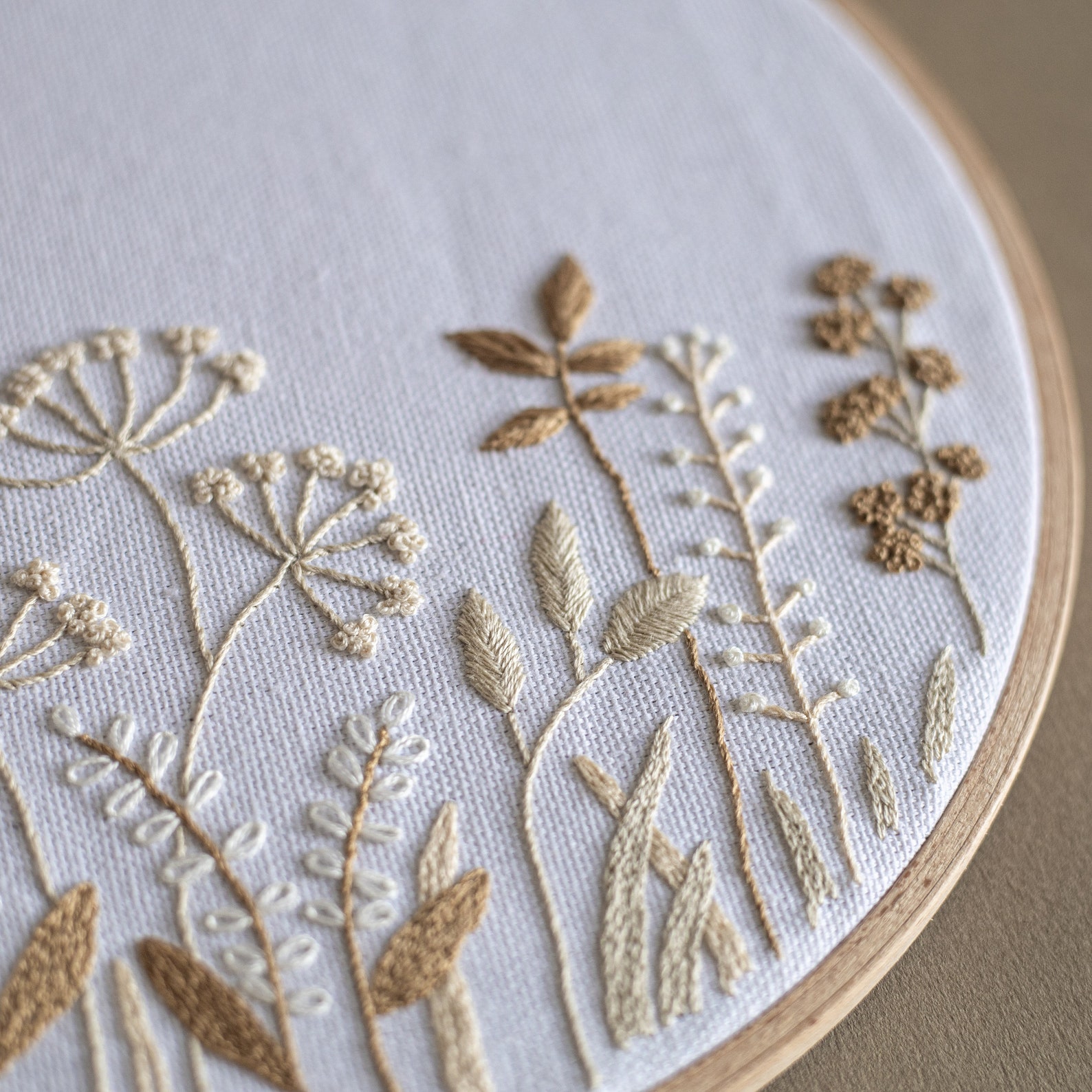 Wildflowers Meadow Embroidery Pattern Video Tutorial, Beginner ...