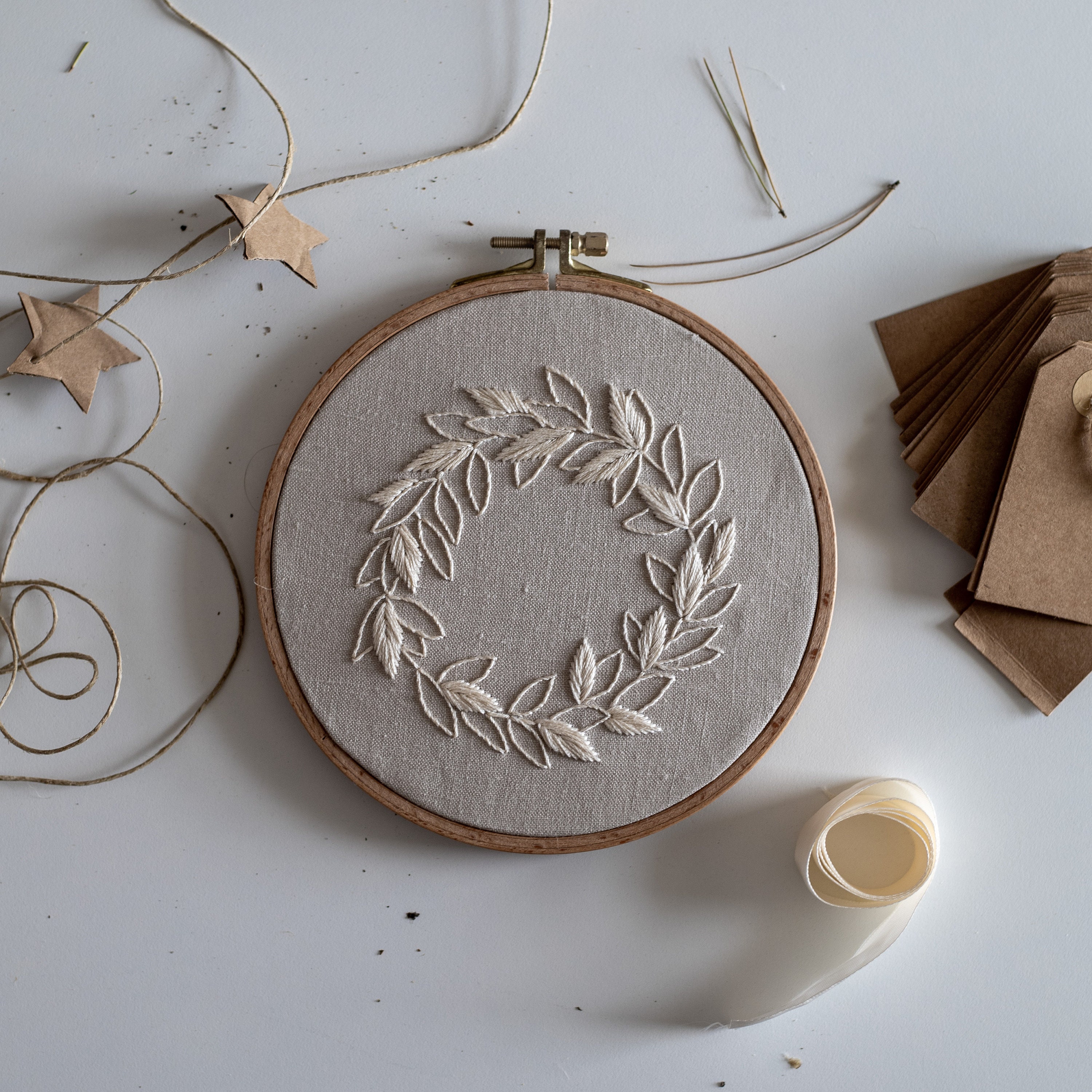 Floral Embroidery Pattern Video Tutorial Beginner - Etsy