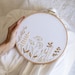 Wildflowers Meadow Embroidery Pattern Video Tutorial, Beginner Embroidery PDF Pattern, Botanical ...