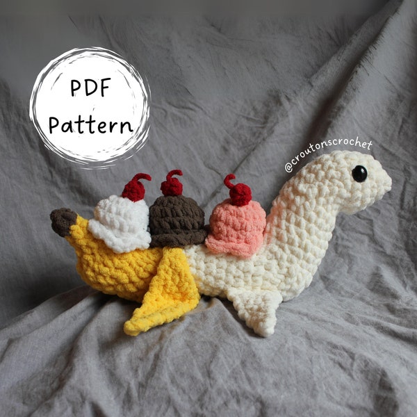 Crochet Nessie Pattern - Etsy