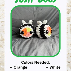 4-in-1 Bumble Bee Couple Bee-sties Crochet Patten - Etsy
