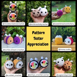 4-in-1 Bumble Bee Couple Bee-sties Crochet Patten - Etsy