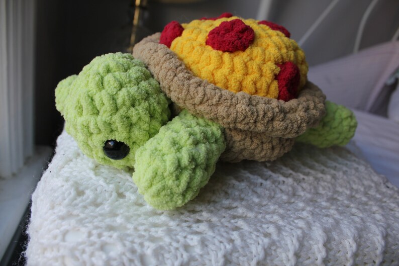 Pizza Turtle Crochet Pattern PDF Amigurumi Stuffed Animal - Etsy