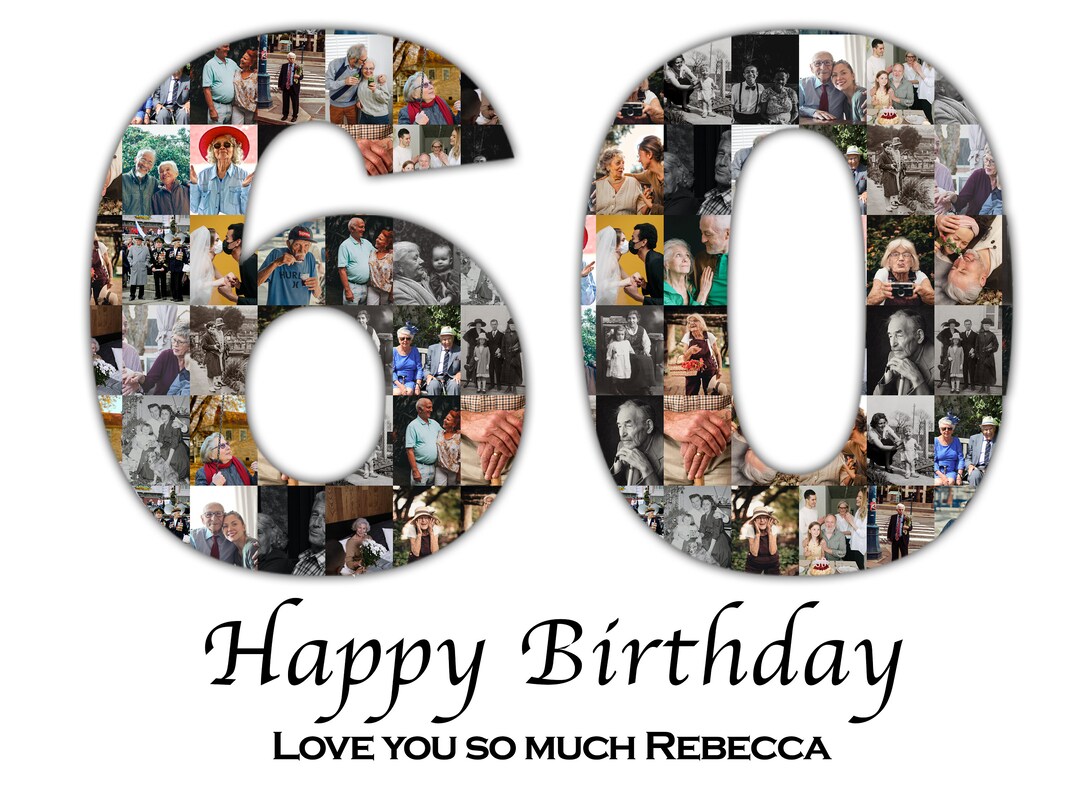 PRINTABLE 60th Birthday Photo Collage Number Photo Collage Etsy printable-60th-birthday-photo-collage-number-photo-collage-etsy