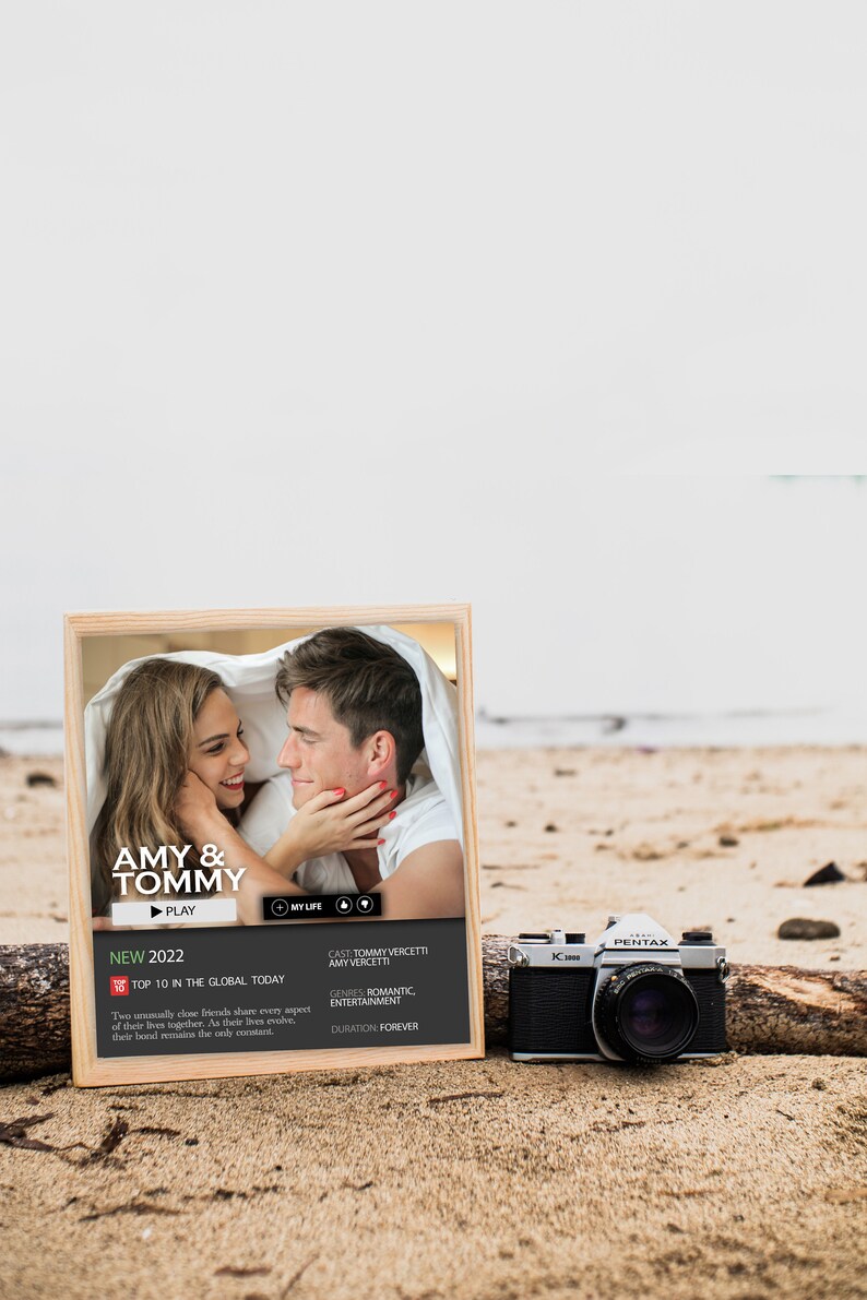 Personalized Movie Lover Poster Canva Template Fully Editable Gift for ...