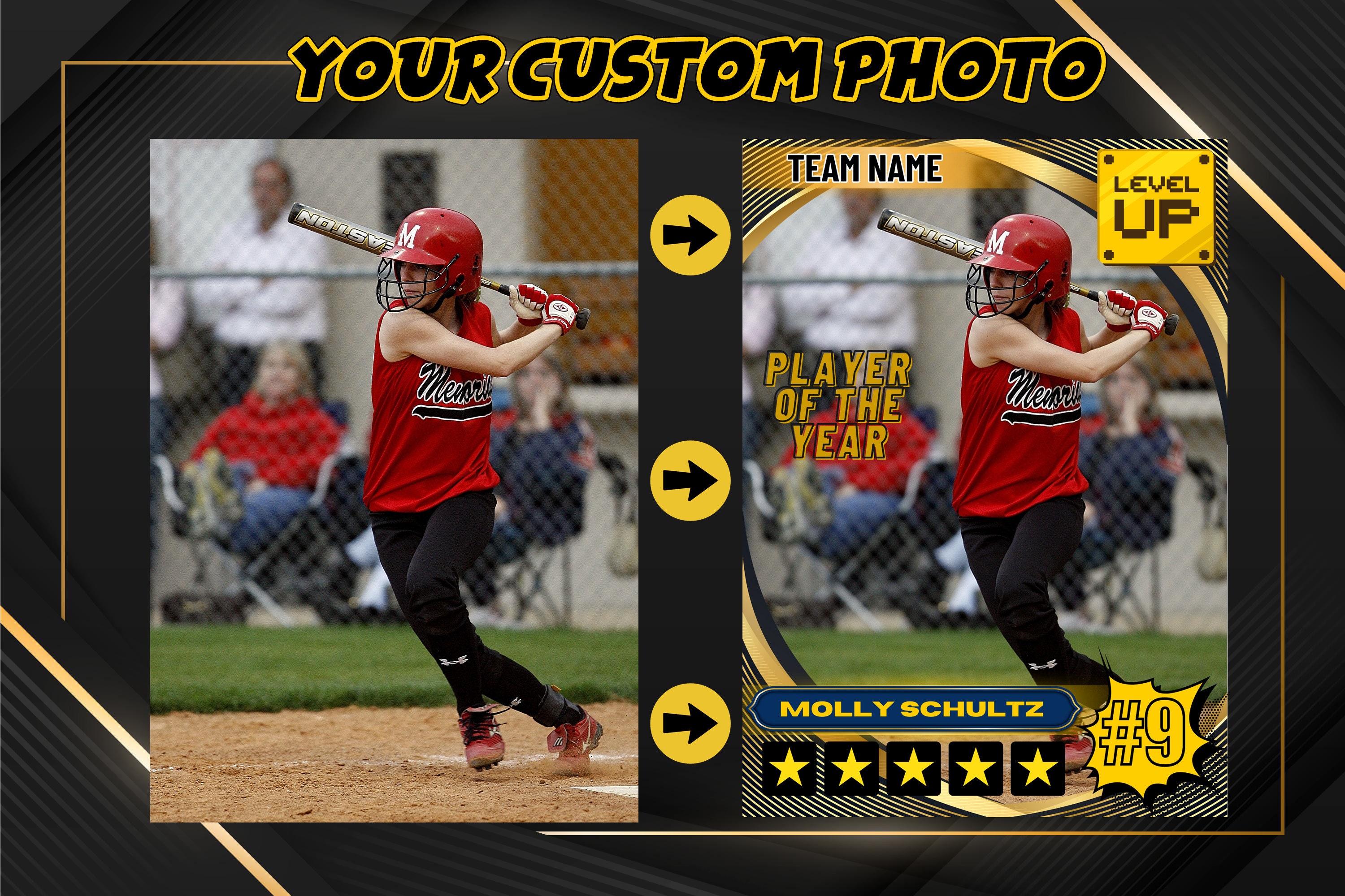 Personalization Baseball Card, Custom Sports Trading Card, Your Own ...