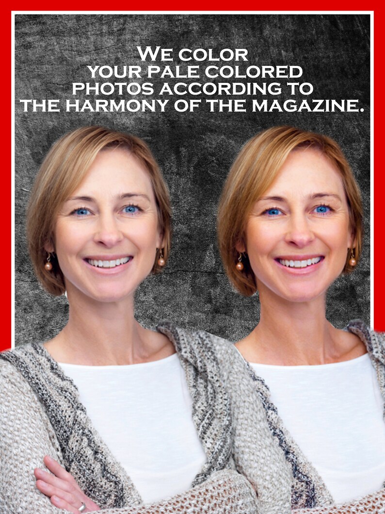 Custom Magazine Cover Gift Personalized Gift for Her Mom - Etsy