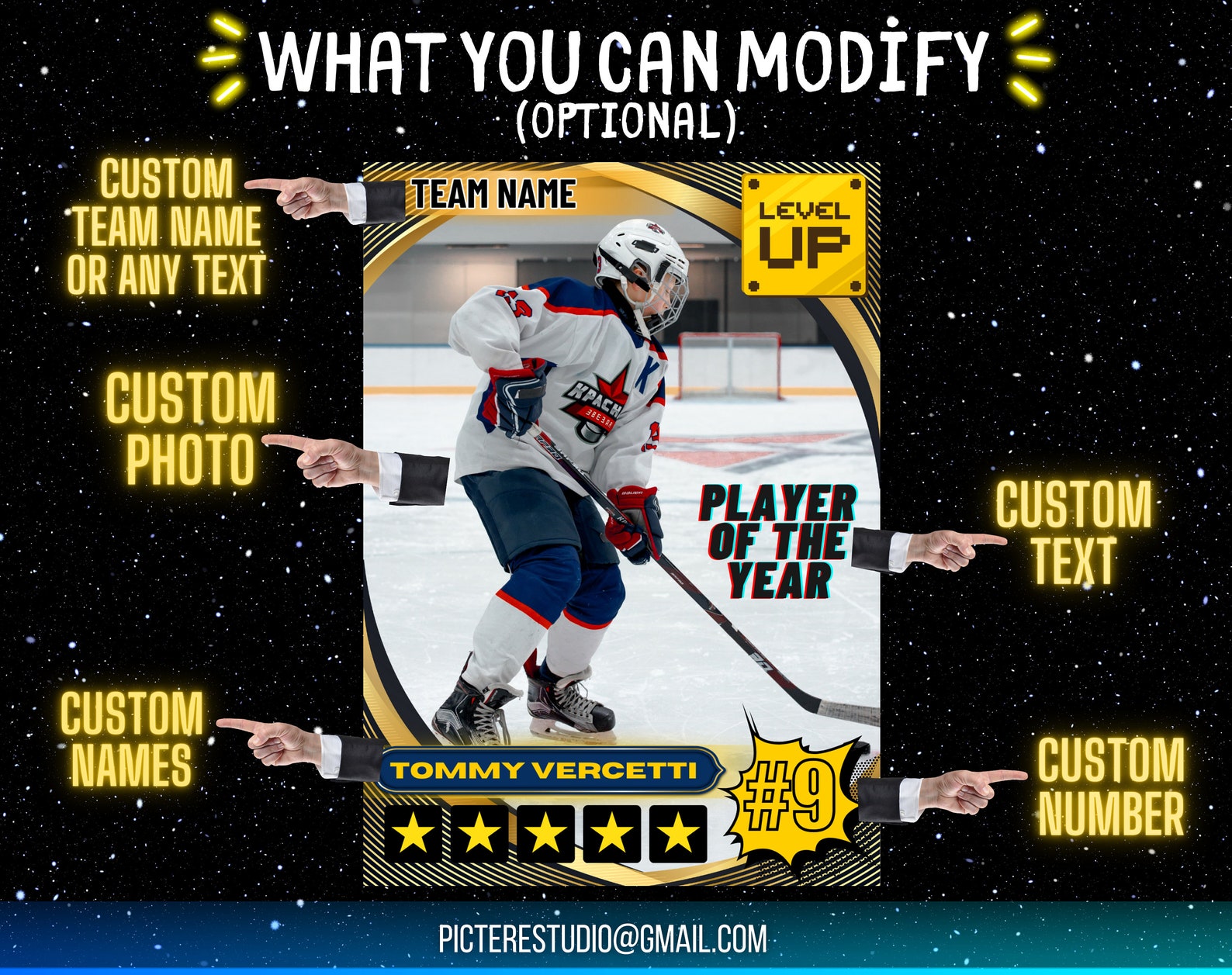 Personalization Baseball Card, Custom Sports Trading Card, Your Own ...