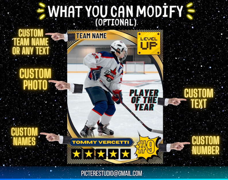 Personalization Baseball Card, Custom Sports Trading Card, Your Own ...