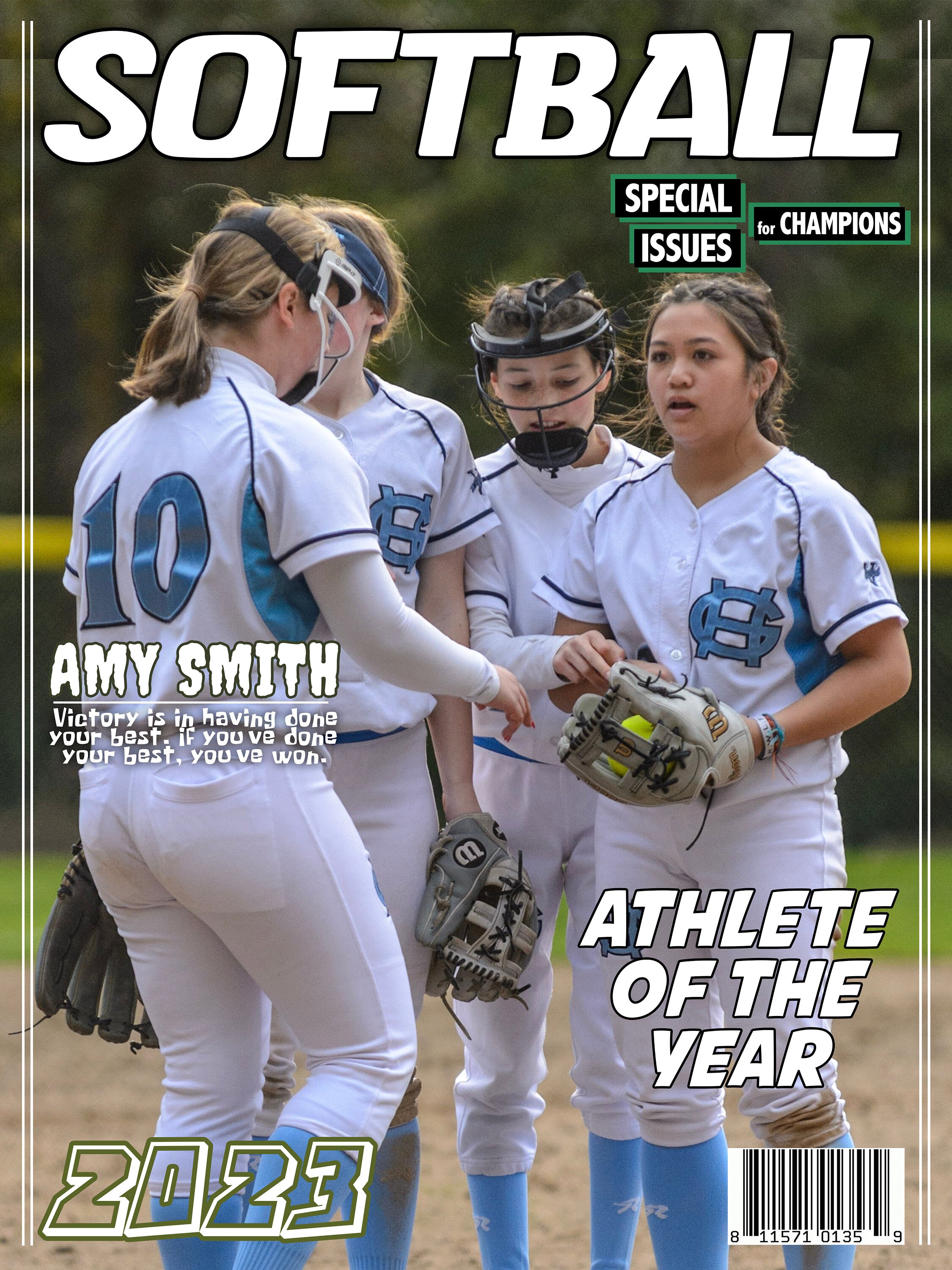 Softball Magazine Cover, Athlete of the Year, Senior Night Softball ...