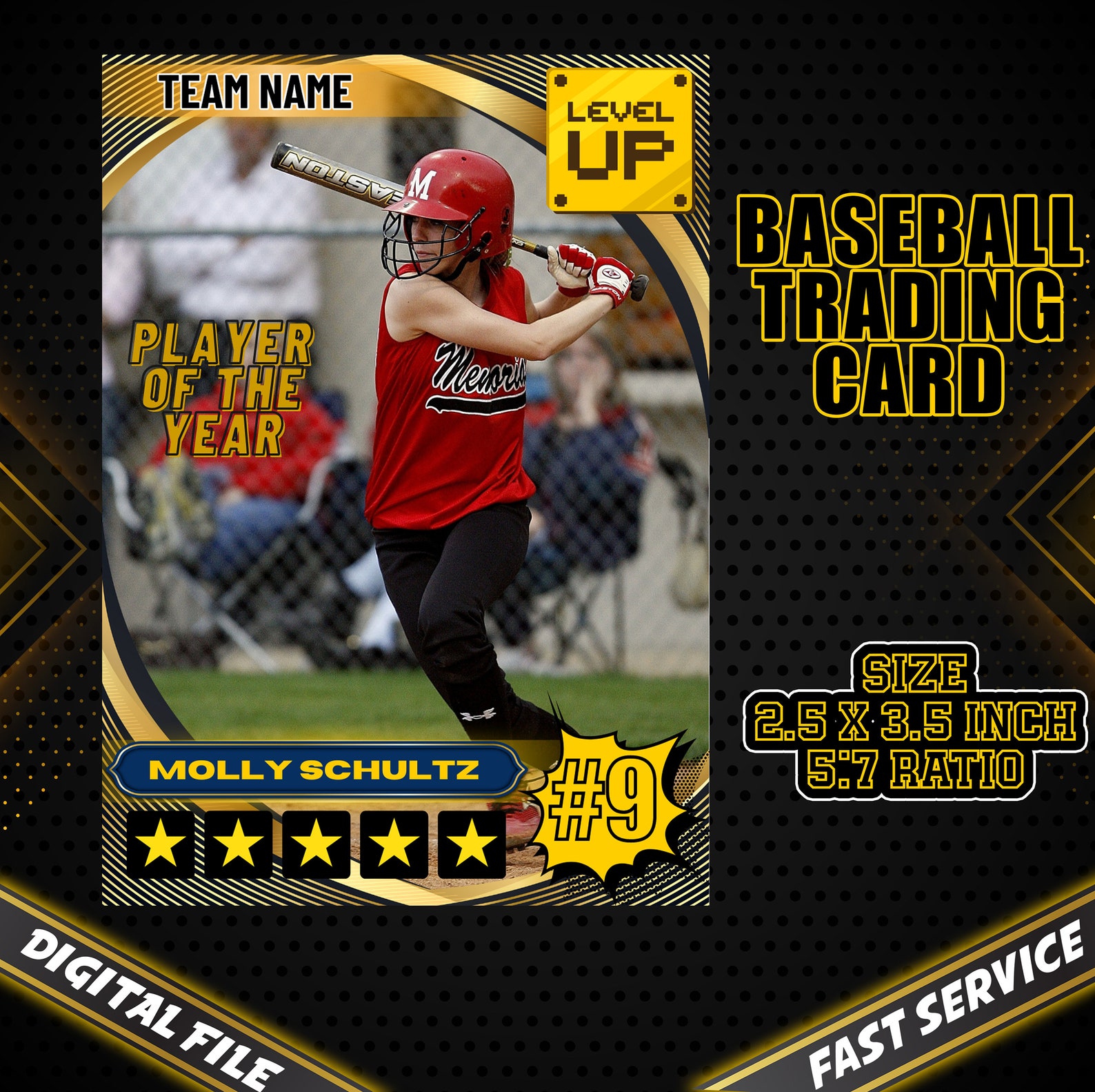 Personalization Baseball Card, Custom Sports Trading Card, Your Own ...