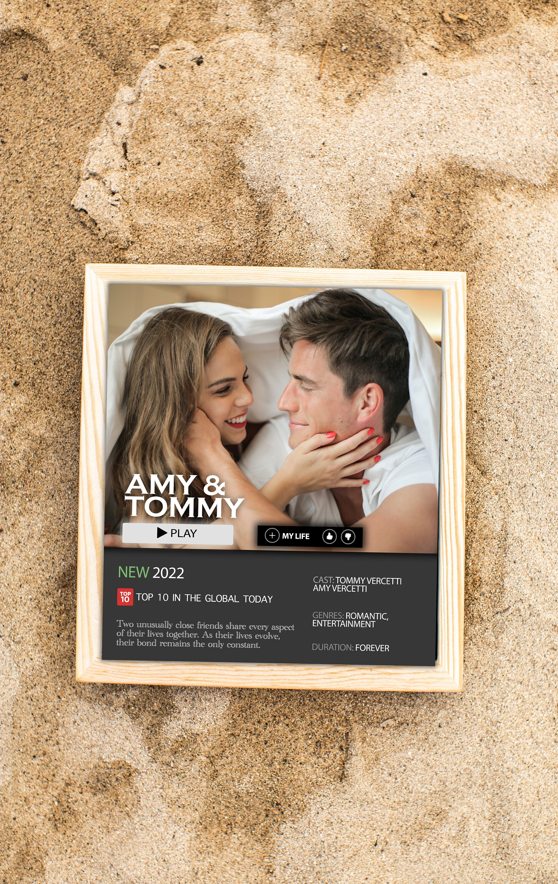 Personalized Movie Lover Poster Canva Template Fully Editable Gift for ...