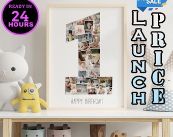 12 Month Baby Collage - Etsy