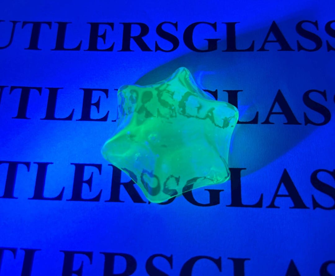 Wilkerson Uranium Glass Marble Holder - Etsy