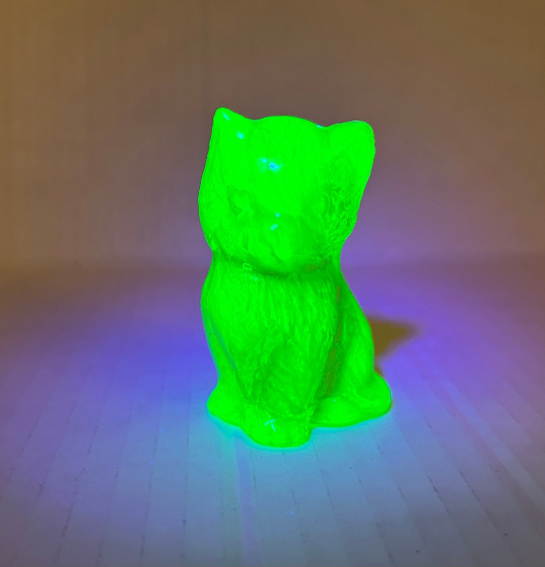Boyd Glass Uranium Cat Miss Cotton - Etsy