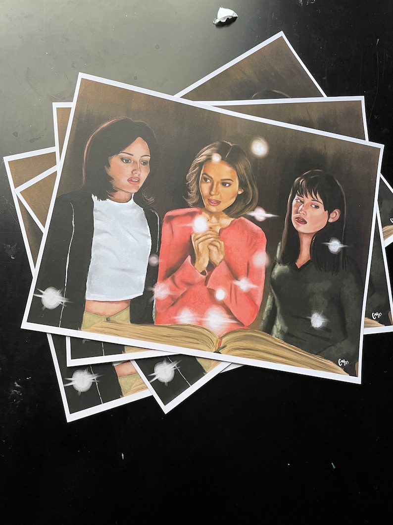 Charmed Digital Drawing | Halliwell Sisters Art | the Power of Three ...
