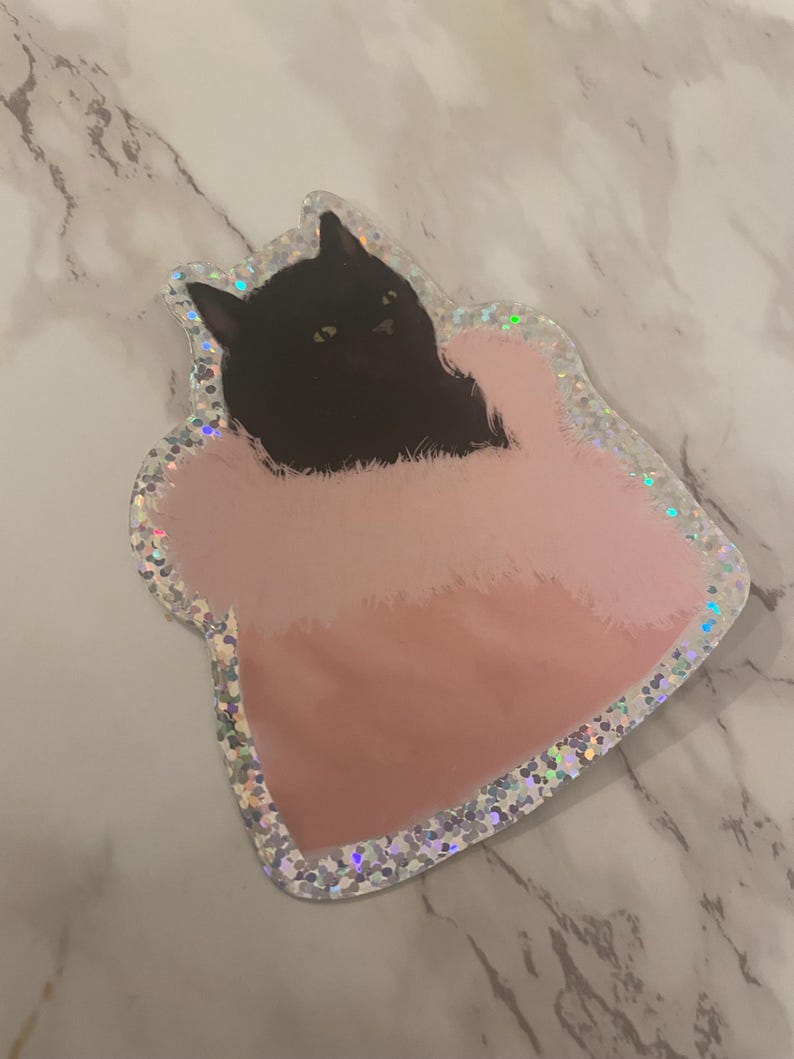 Salem Sticker Sabrina the Teenage Witch Sticker 90s Sticker Glitter ...