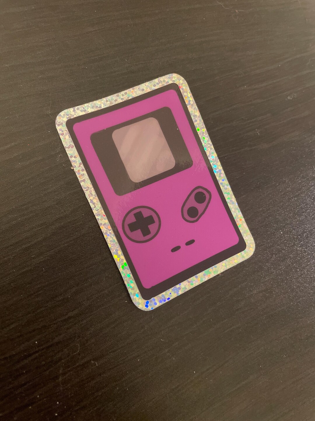 Gameboy Sticker | Retro Gameboy Sticker | Gameboy Glitter Sticker - Etsy