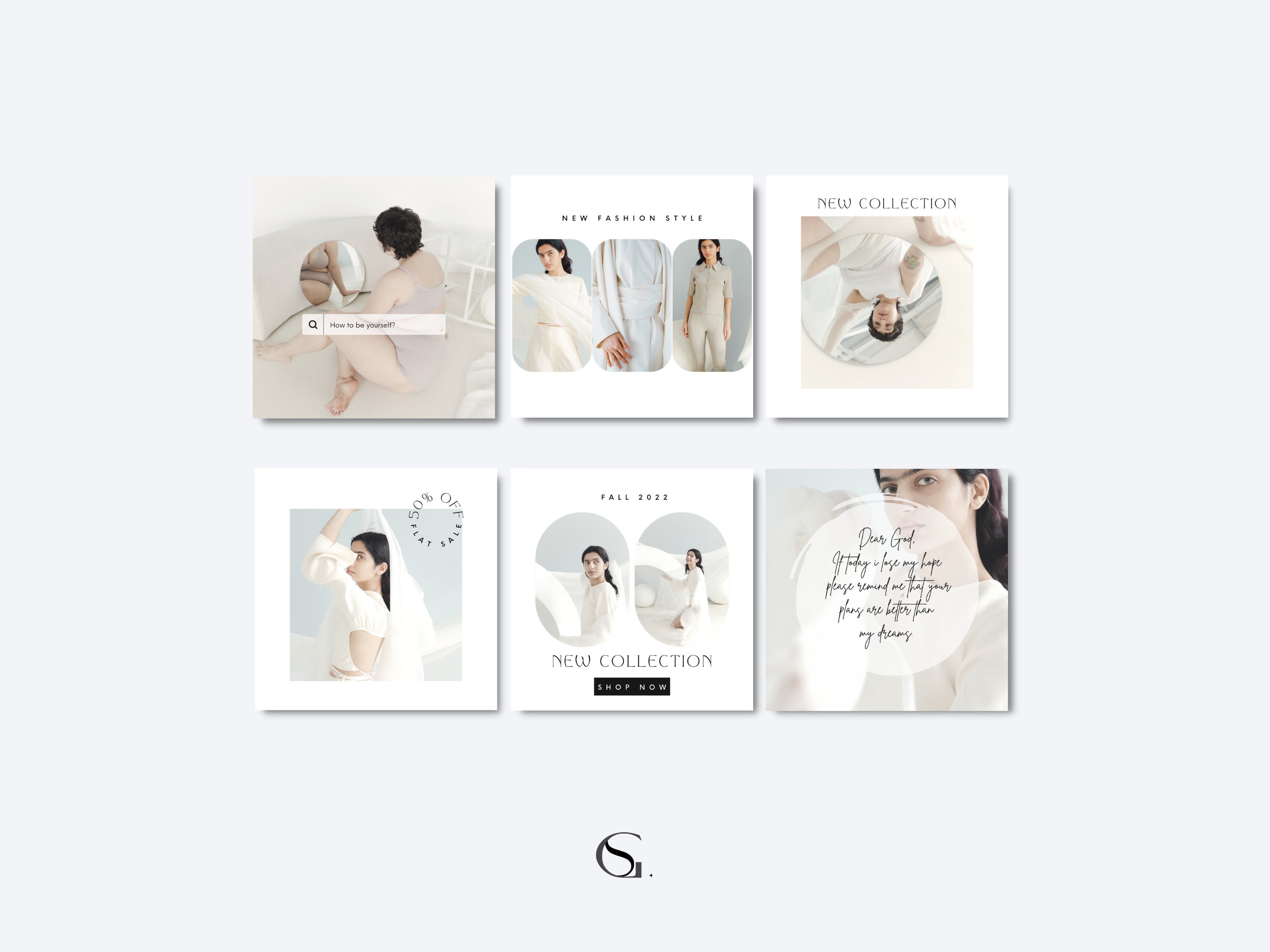 60 White Minimalist Engagement Boosting Instagram Post - Etsy