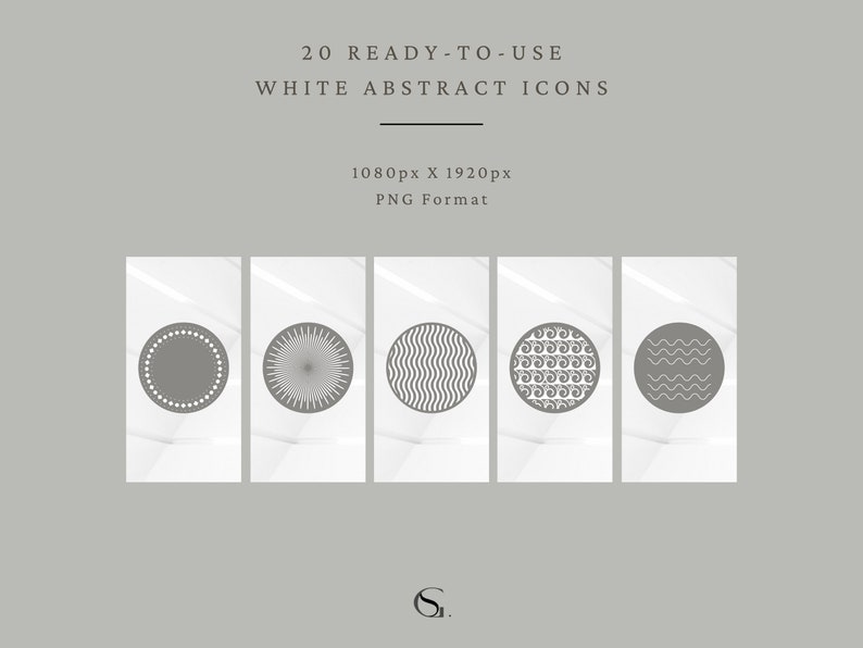 20 White Abstract Instagram Highlight Cover Neutral Line, Minimalist ...