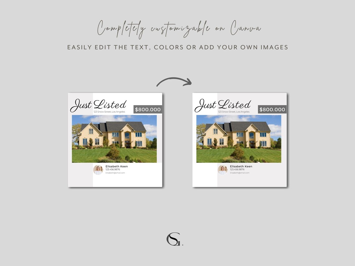 30 Just Sold Instagram Post Templates Real Estate Social - Etsy