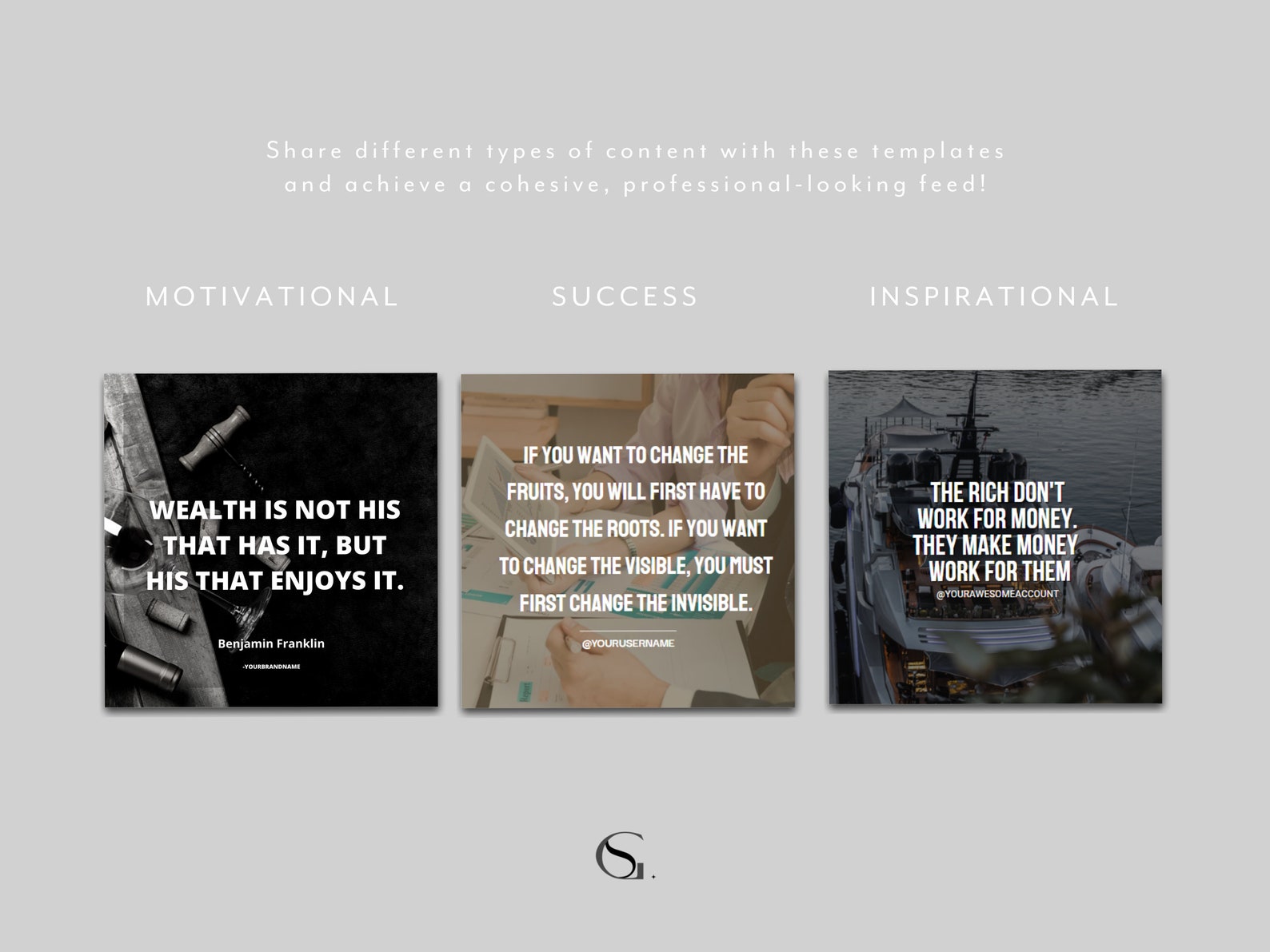 1125 Millionaire Motivational Canva Quotes Templates Canva - Etsy