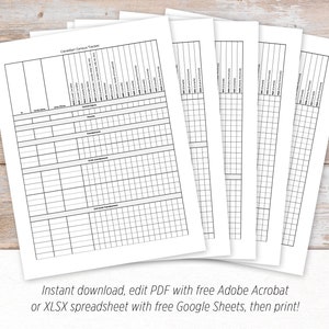 Family Tree Canada Census Tracker Digital Printable PDF and - Etsy
