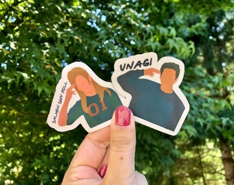 Friends Ross Sticker - Etsy