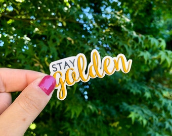 Stay Golden Neon Sign - Etsy