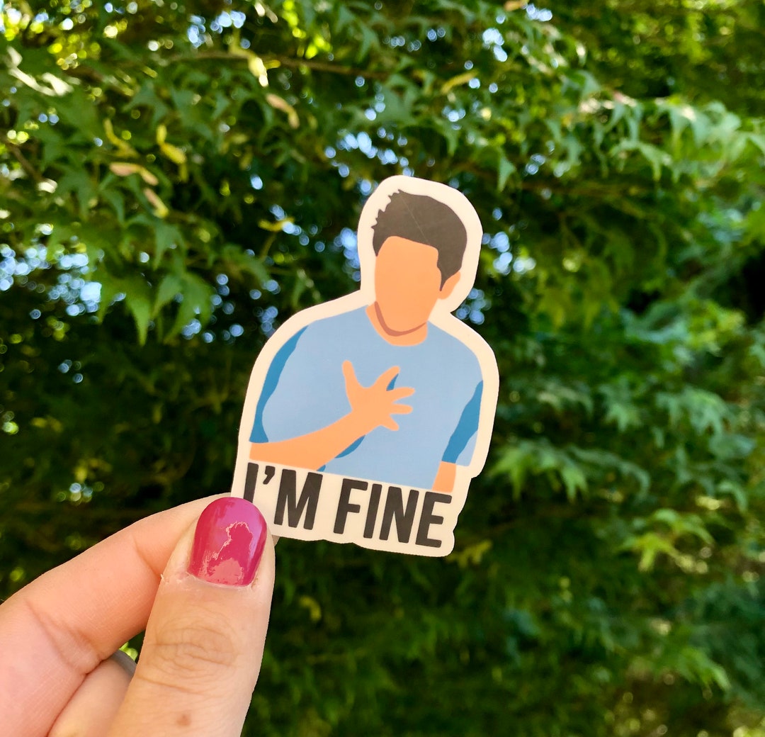 Ross Sticker Waterproof Sticker, Friends Sticker - Etsy