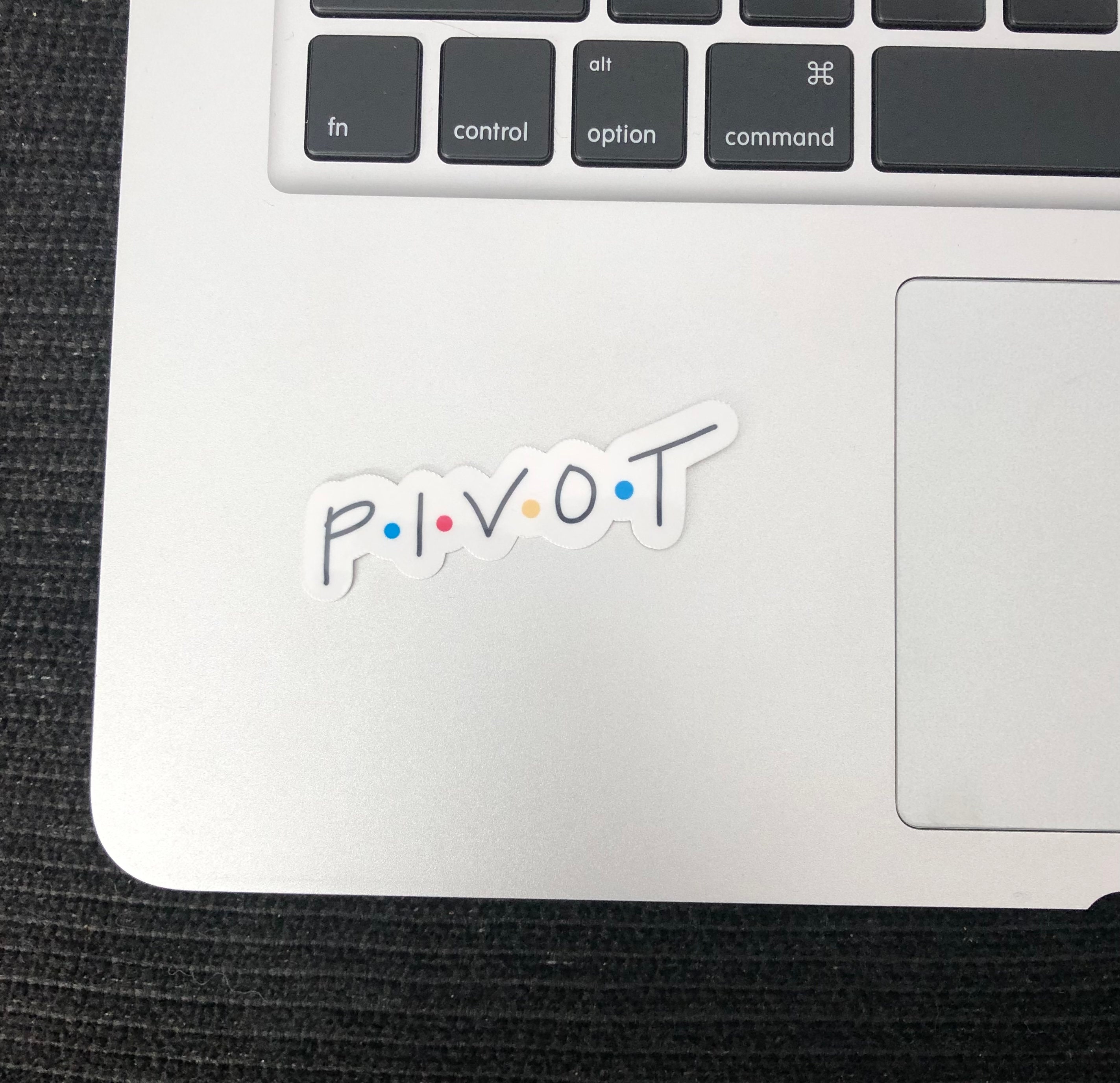 Pivot Sticker Waterproof Friends Sticker | Etsy