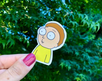 Mr. Meeseeks Sticker Rick and Morty Waterproof Sticker | Etsy