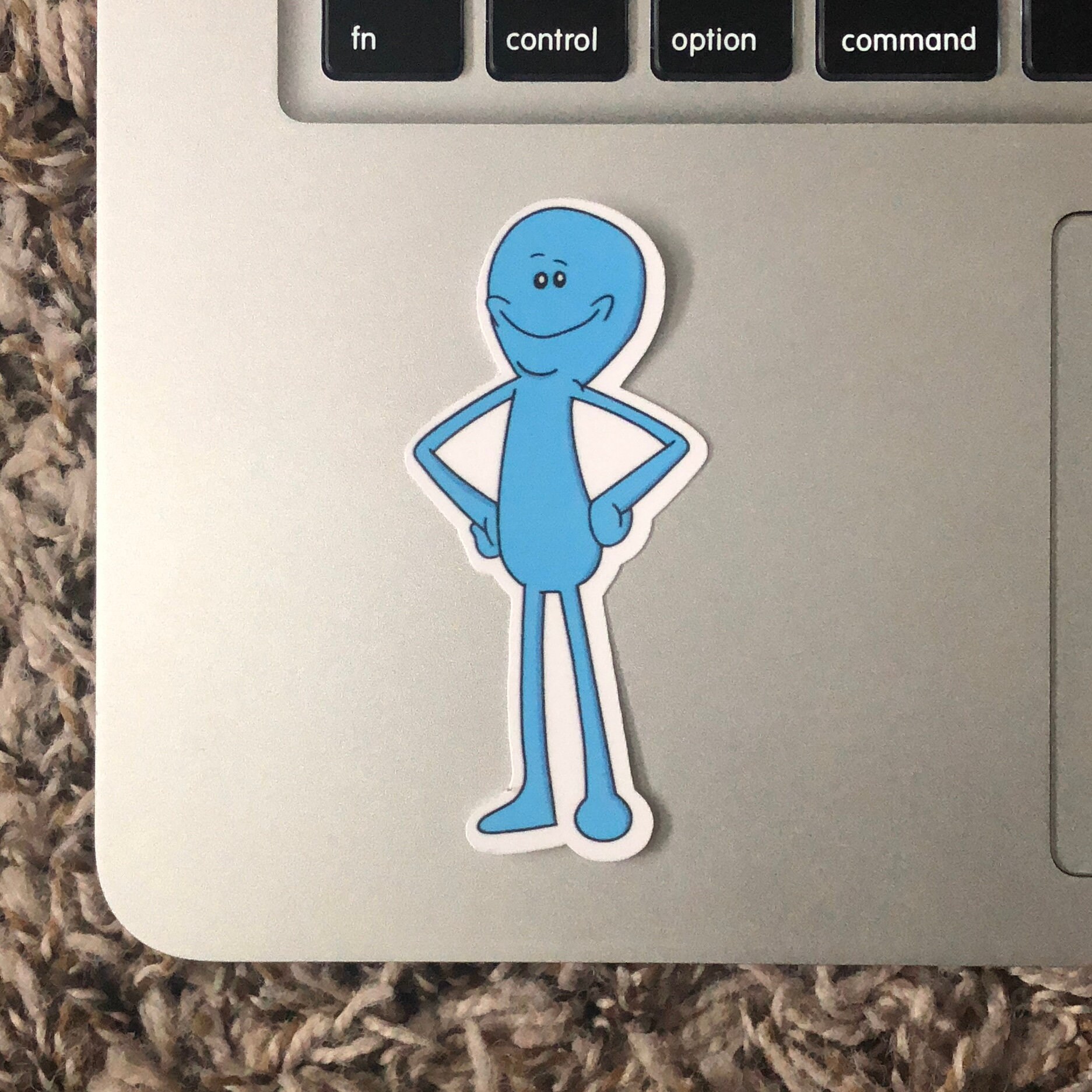 Mr. Meeseeks Sticker Rick and Morty Waterproof Sticker - Etsy Hong Kong