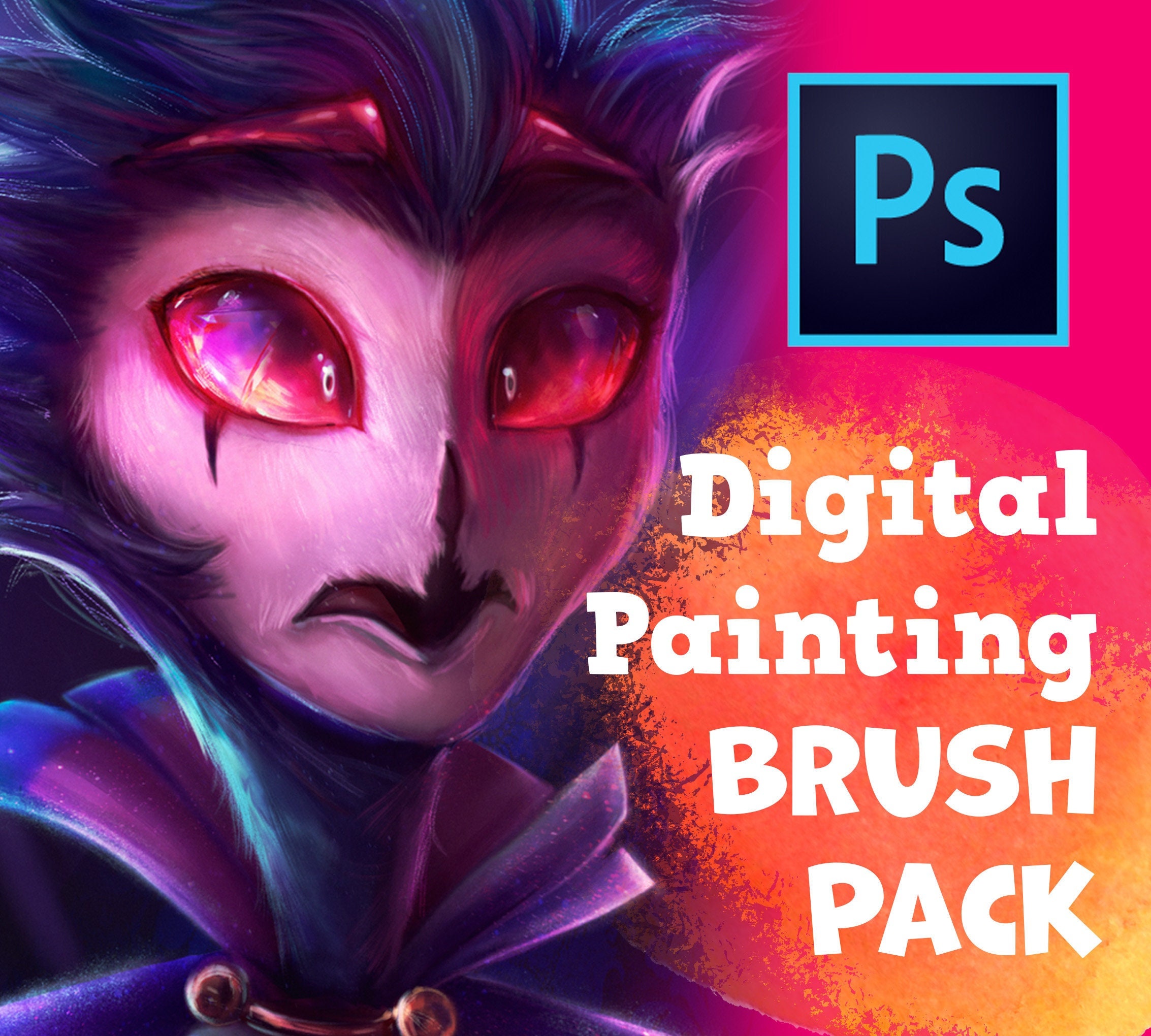 16 Set Digital Painting TEXTURE BRUSH PACK (photoshop, Digital Art ...