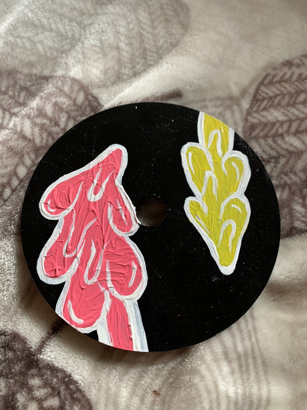 Droopy Trees Acrylic Painting - Etsy UK