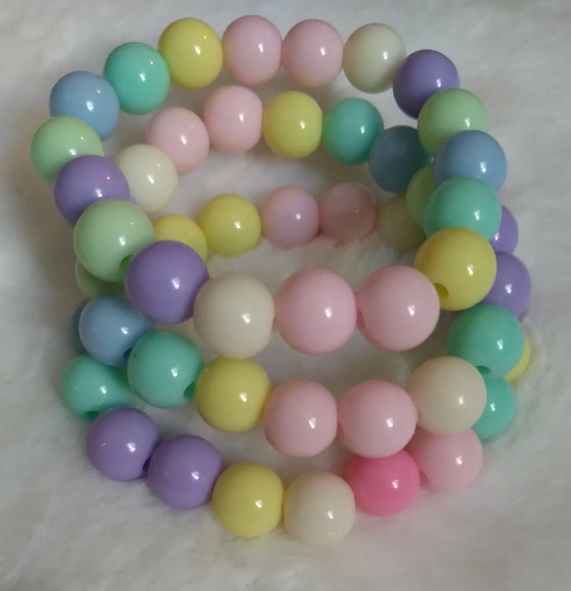Pretty Pretty Pastel Set/rainbow Pastel Colors/handmade/stretchy ...