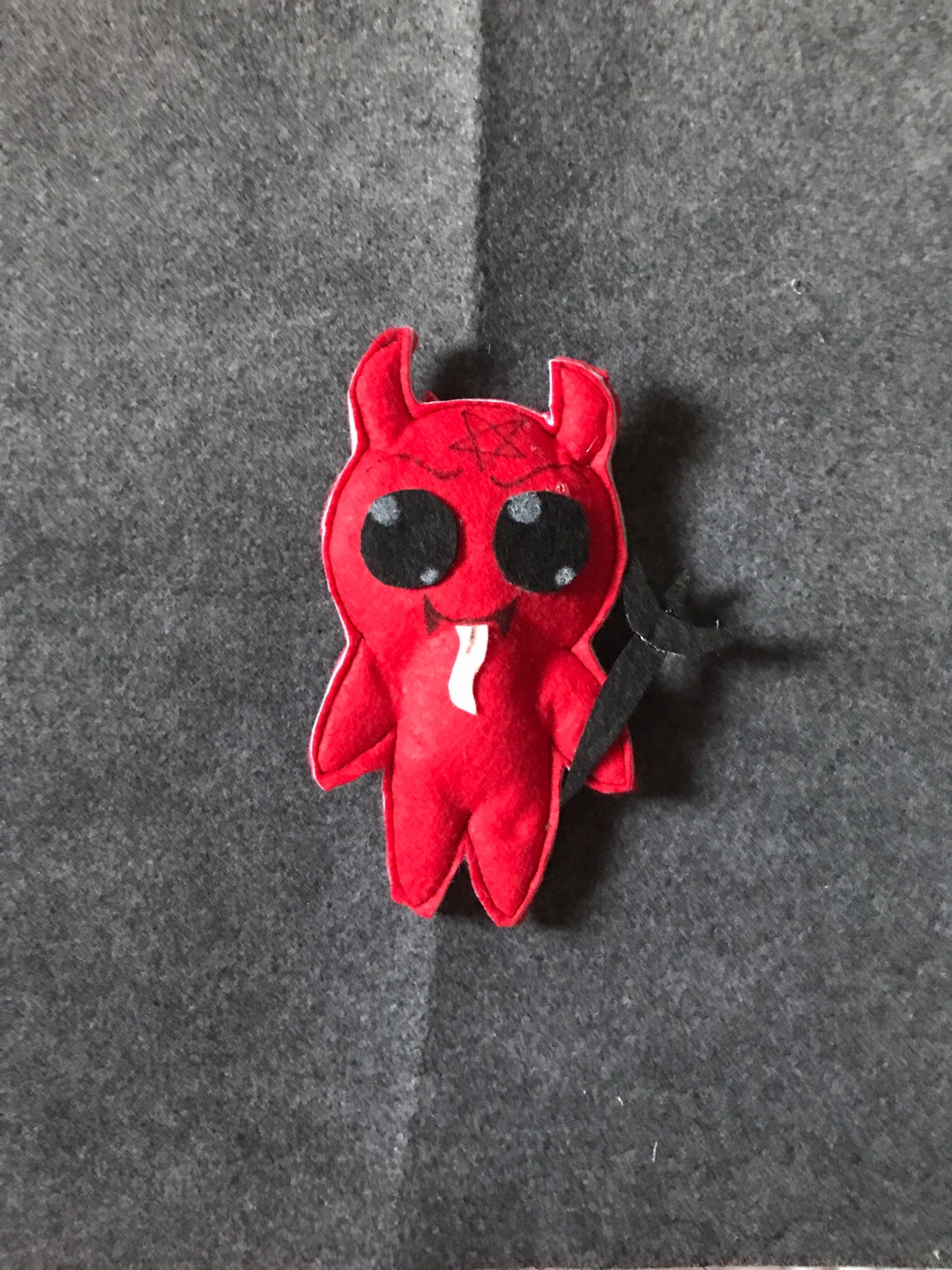 Devil Plush Wall Decor Devil Plush Ornament Devil Plushie - Etsy