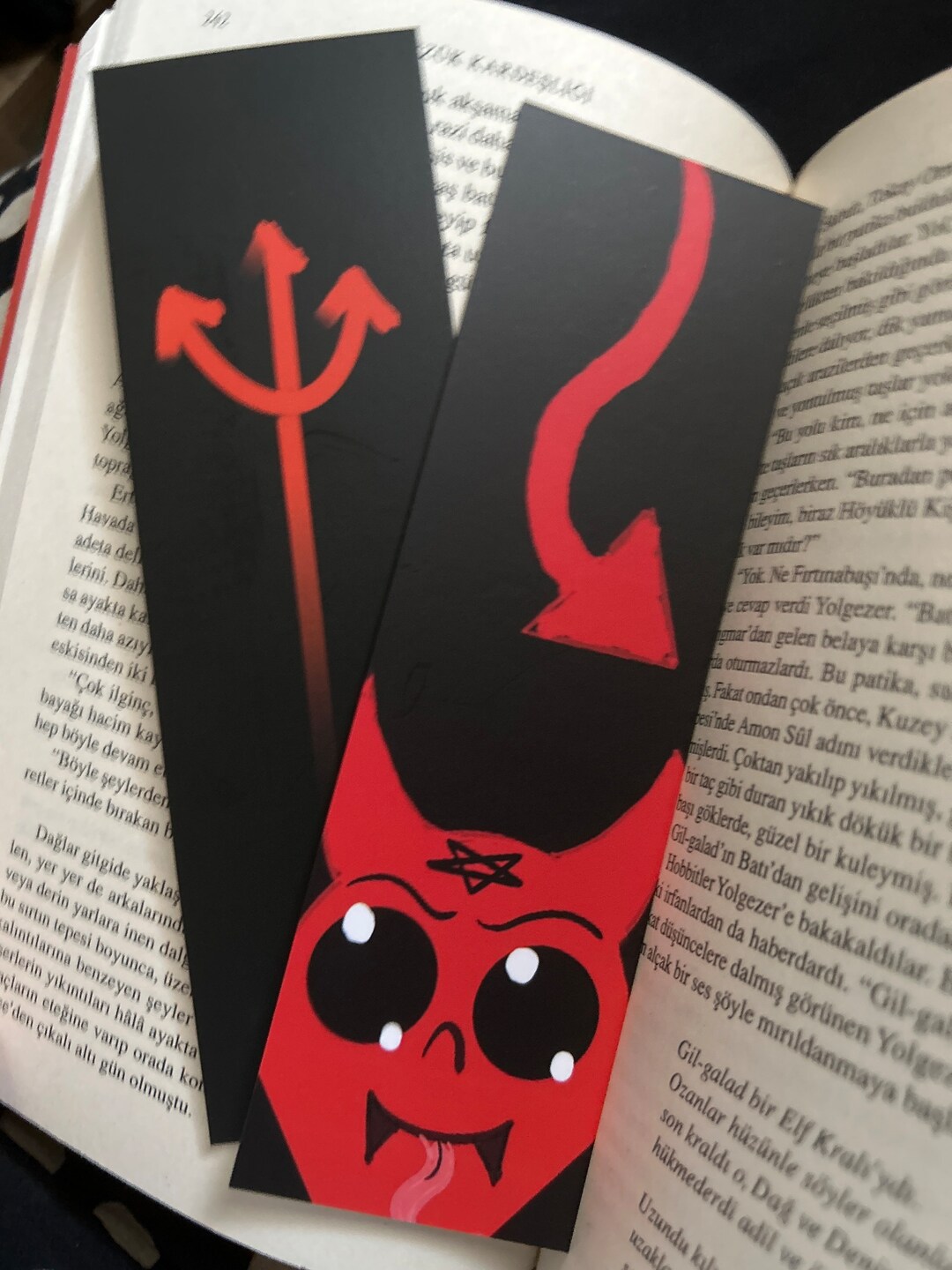 Devil Bookmark, Bookmark, Bookmarks, Devil, Cute Devil, Satan - Etsy