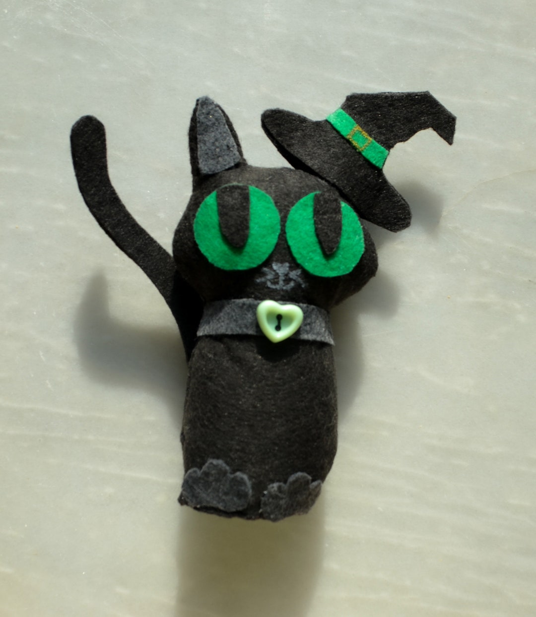 Cat Plushie, Cute Cat Plushie, Cat Plush Toy, Witch Cat - Etsy