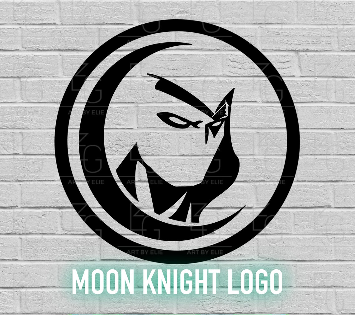 Moon Knight Logo Marvel Avengers Svg Png Eps Dxf - Etsy