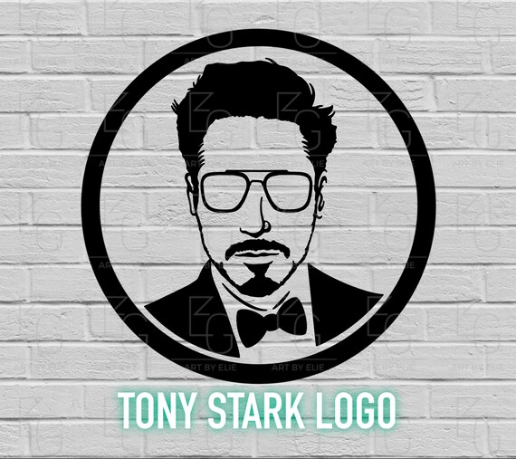 Tony Stark Logo Marvel Avengers Ironman Svg Png Eps - Etsy