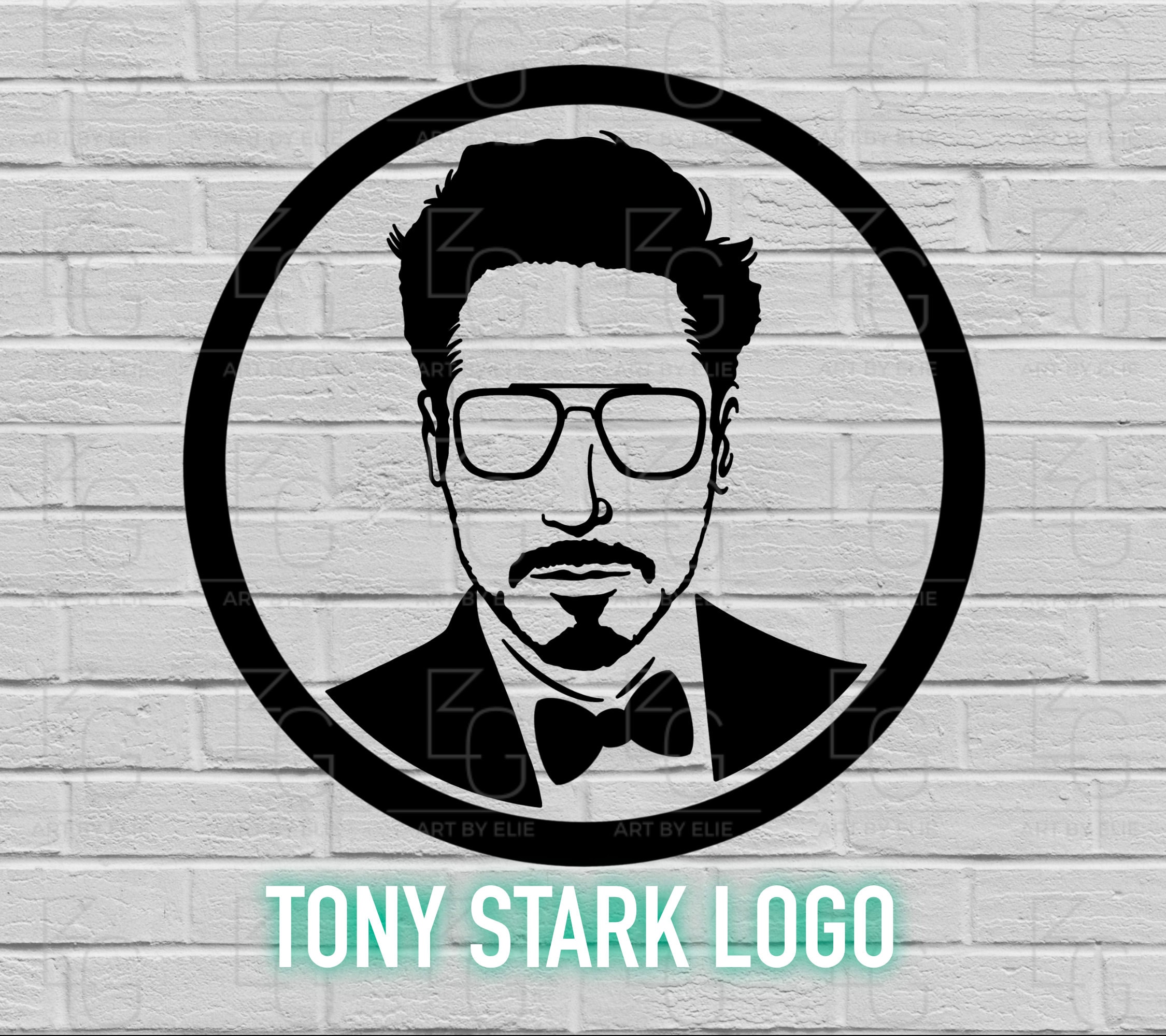 Tony Stark Logo Marvel Avengers Ironman Svg Png Eps - Etsy