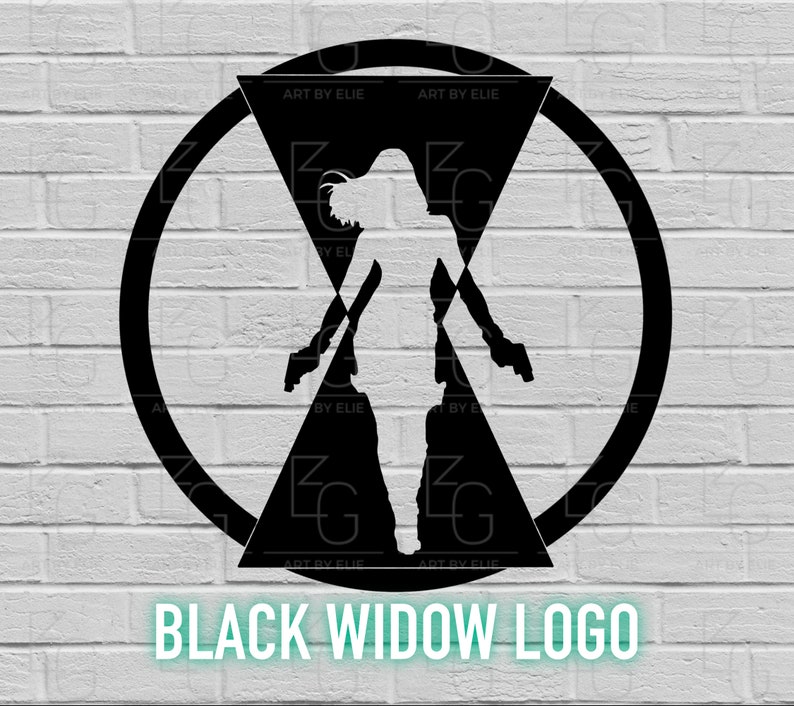Black Widow Logo Marvel Avengers Svg Png Eps Dxf - Etsy UK