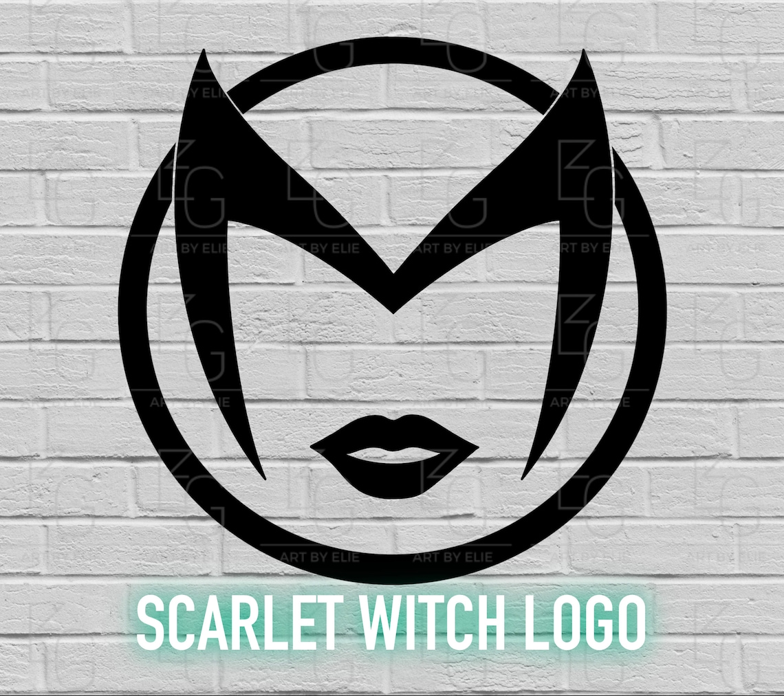 Scarlet Witch Logo Marvel Avengers Svg Png Eps Dxf - Etsy