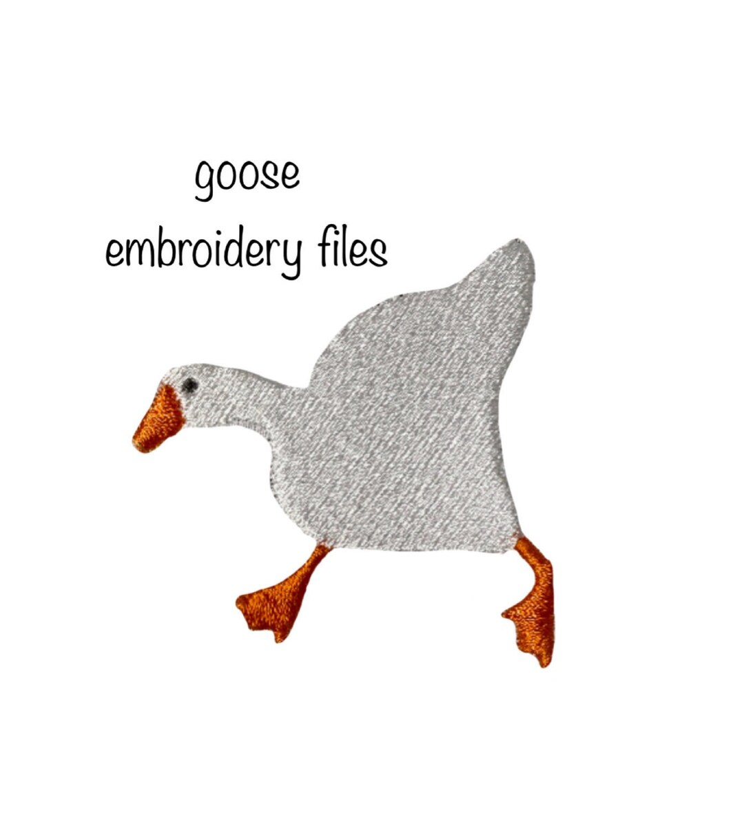 Goose Embroidery Machine Files Instant Download - Etsy