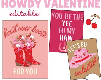 Howdy Valentine's Day Classroom Posters | February Bulletin Board ...