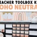 Plant Boho Neutral Classroom Decor Bundle | Plant Classroom Decor ...