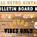 Fall Retro Vintage Bulletin Board Kit Fall Classroom Decor - Etsy