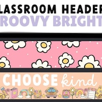 Pastel Dot Themed Animated Google Classroom Headers Banners - Etsy